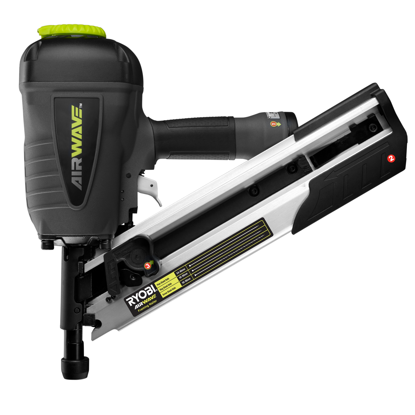 Ryobi airwave framing nailer store