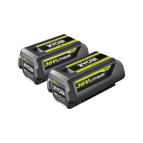 Ryobi 36V 4.0Ah Lithium Battery - Twin Pack - Bunnings Australia