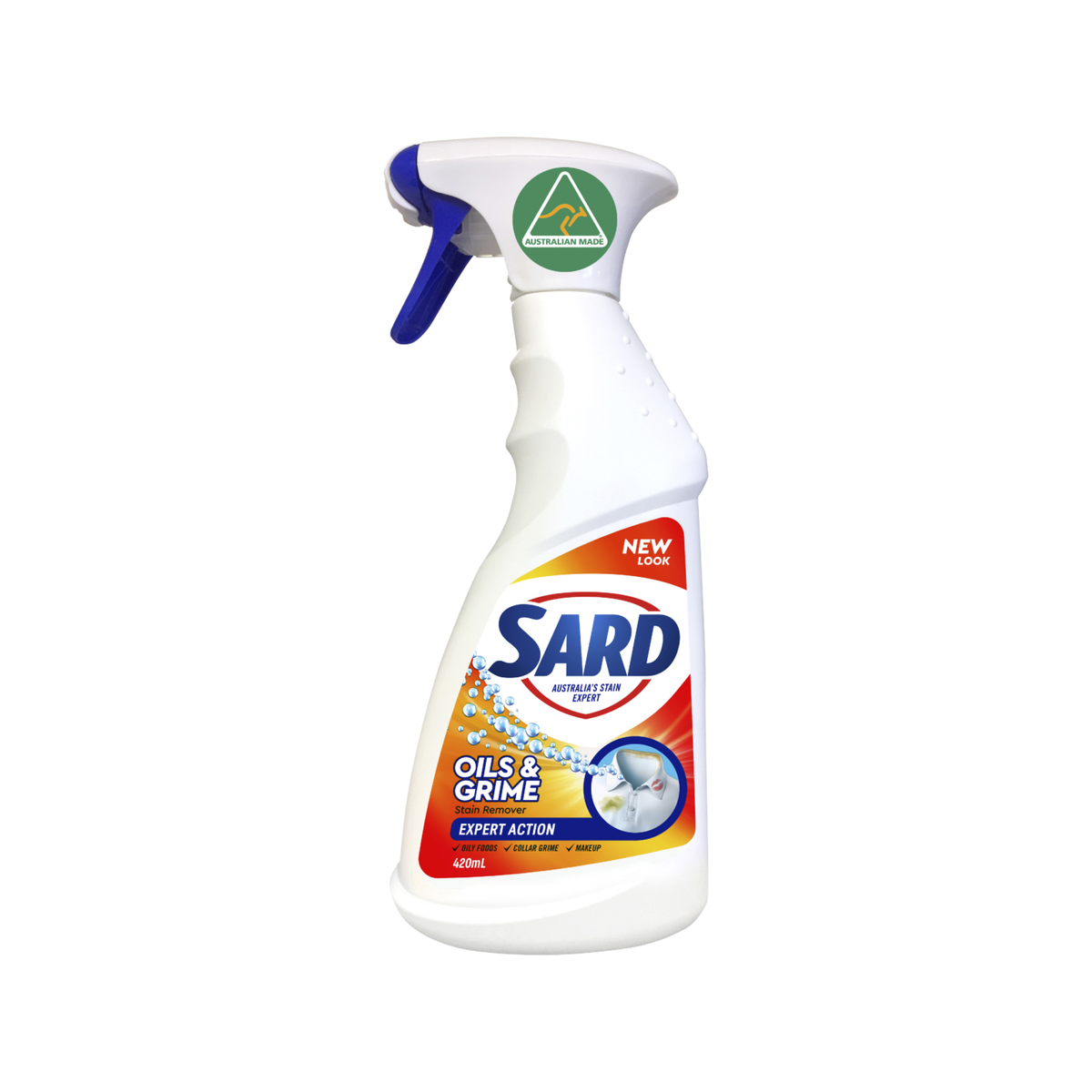Sard 420ml Oils And Grime Stain Remover Spray - Bunnings Australia