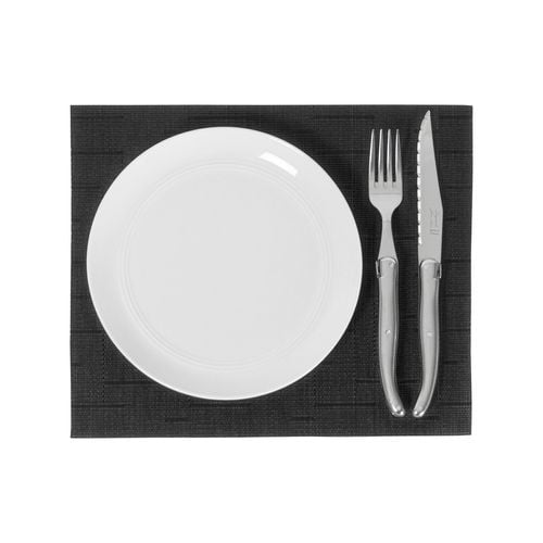 Icon Chef Plate Mats - Set Of 6 - Black Bamboo - Bunnings Australia