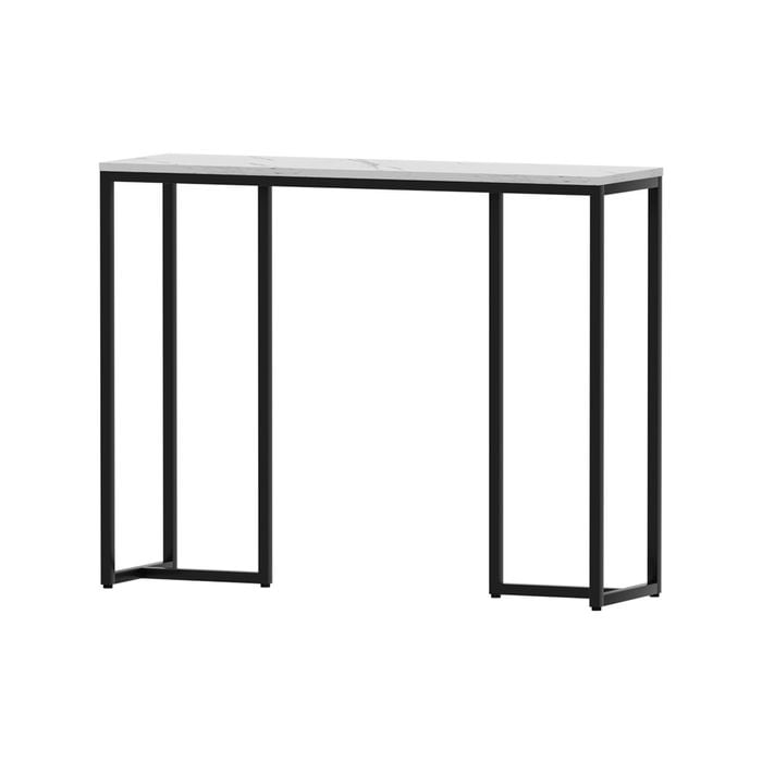 Artiss 100cm Console Table Marble Effect - Bunnings Australia