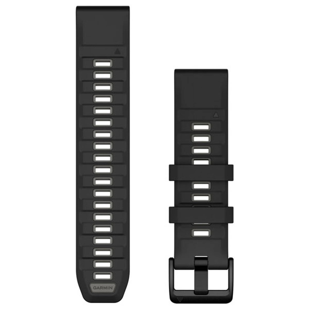 Garmin QuickFit 22 Silicone Band - Black/Pebble Grey - Bunnings Australia