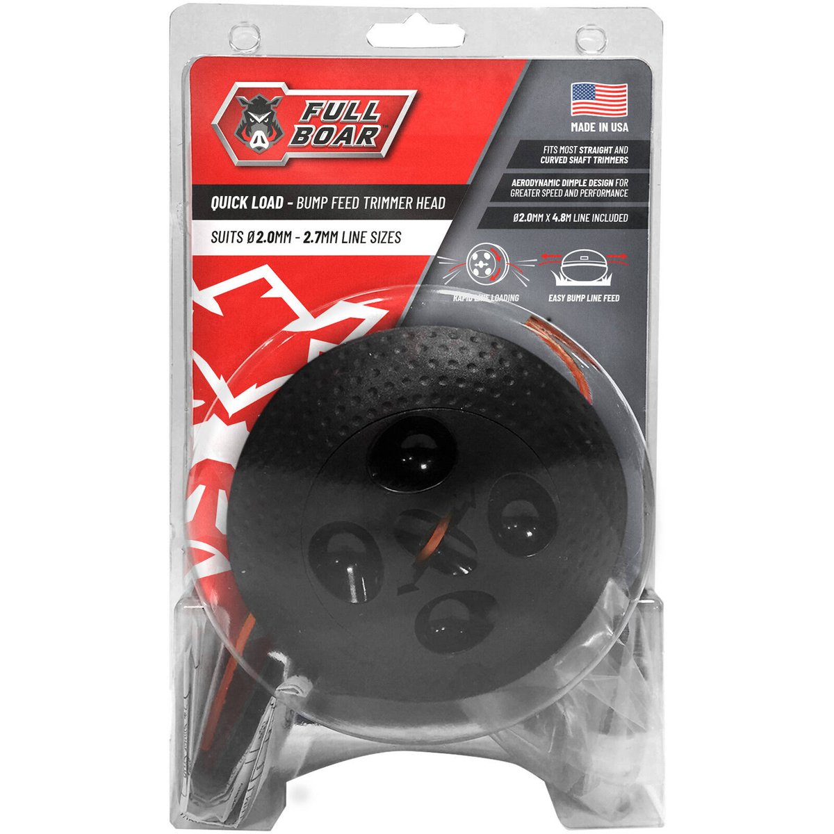 Full Boar Quick Load Bump Feed Trimmer Head - Bunnings New Zealand