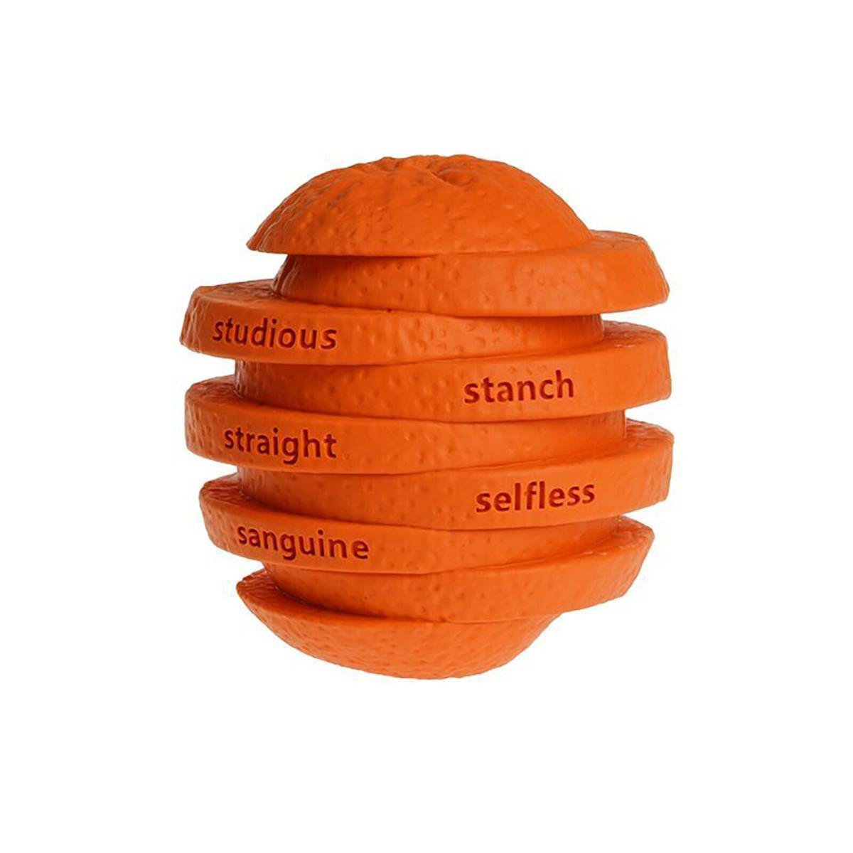 Petopia Ultra Tough Rubber Zesty Orange Dog Toy - Large - Bunnings Australia