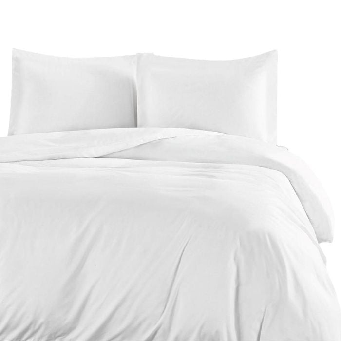 Luxor Single White Color 1000TC 100% Cotton Quilt Doona Duvet Cover ...