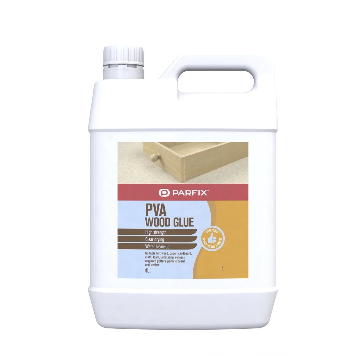 Parfix PVA Adhesive Wood Glue 4L - Bunnings New Zealand