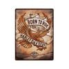 Nostalgic-Art Large Sign Harley Born To Ride Eagle - Bunnings Australia