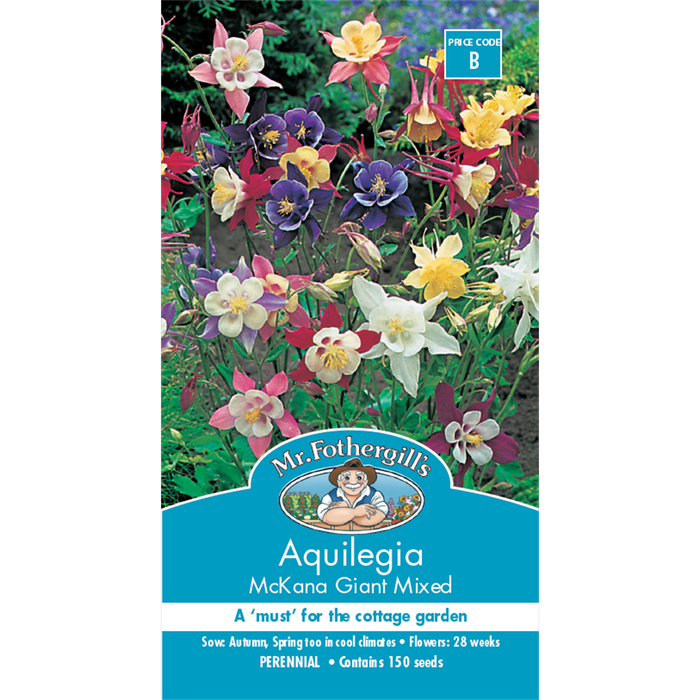 Mr Fothergills Mckana Giant Mixed Aquilegia Flower Seeds - Bunnings ...