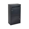 Sandleford 75cm Black Matte York Parcel Letterbox - Bunnings Australia