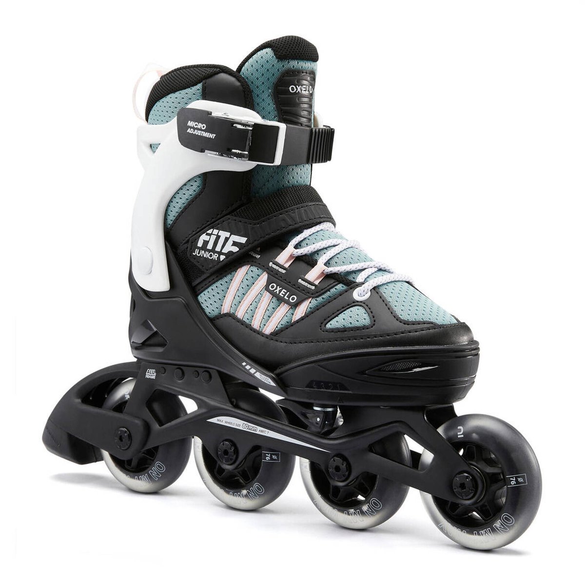 Kid's Fitness Inline Skates - Fit5 - Verdigris - EU 38-41 - Bunnings ...