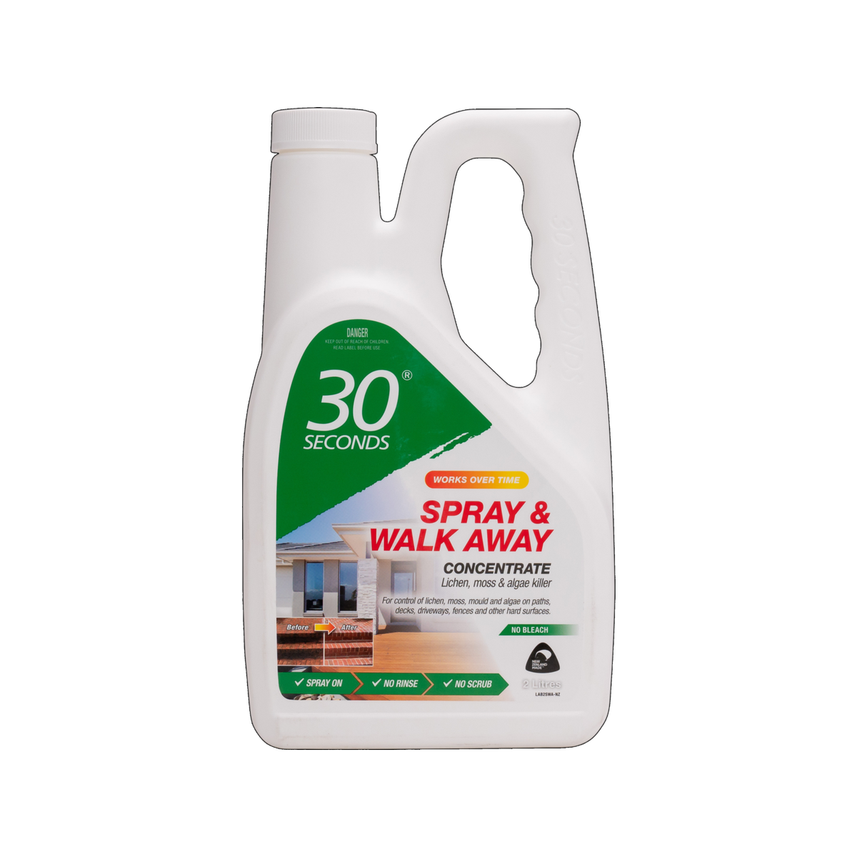 30 Seconds 2L One Step Spray And Walk Away Concentrate - Bunnings New ...
