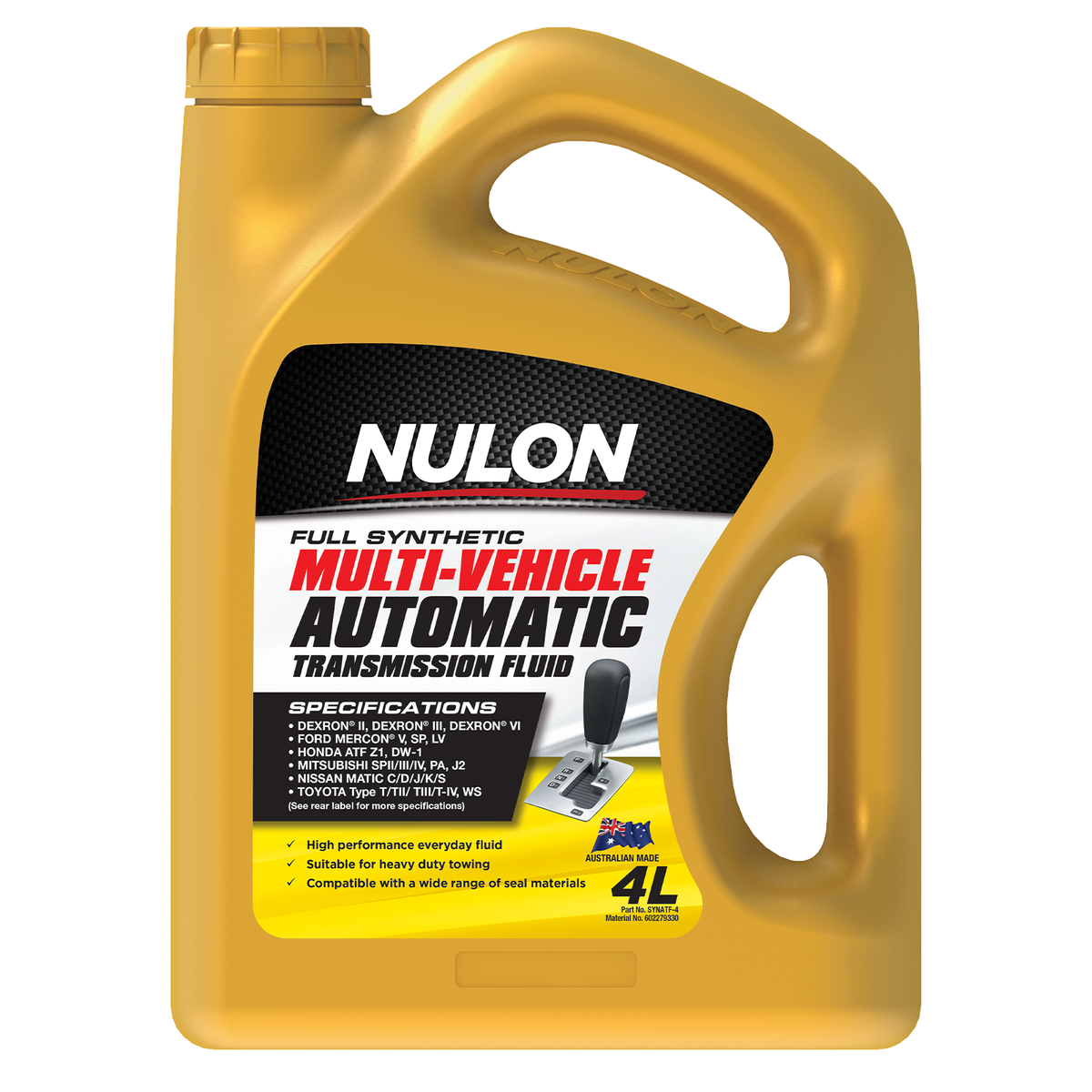 Nulon 4L Full Synthetic Automatic Transmission Fluid - Bunnings New Zealand