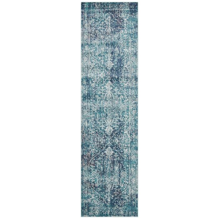 Sense 253 Blue 300X80Cm Rug - Bunnings Australia