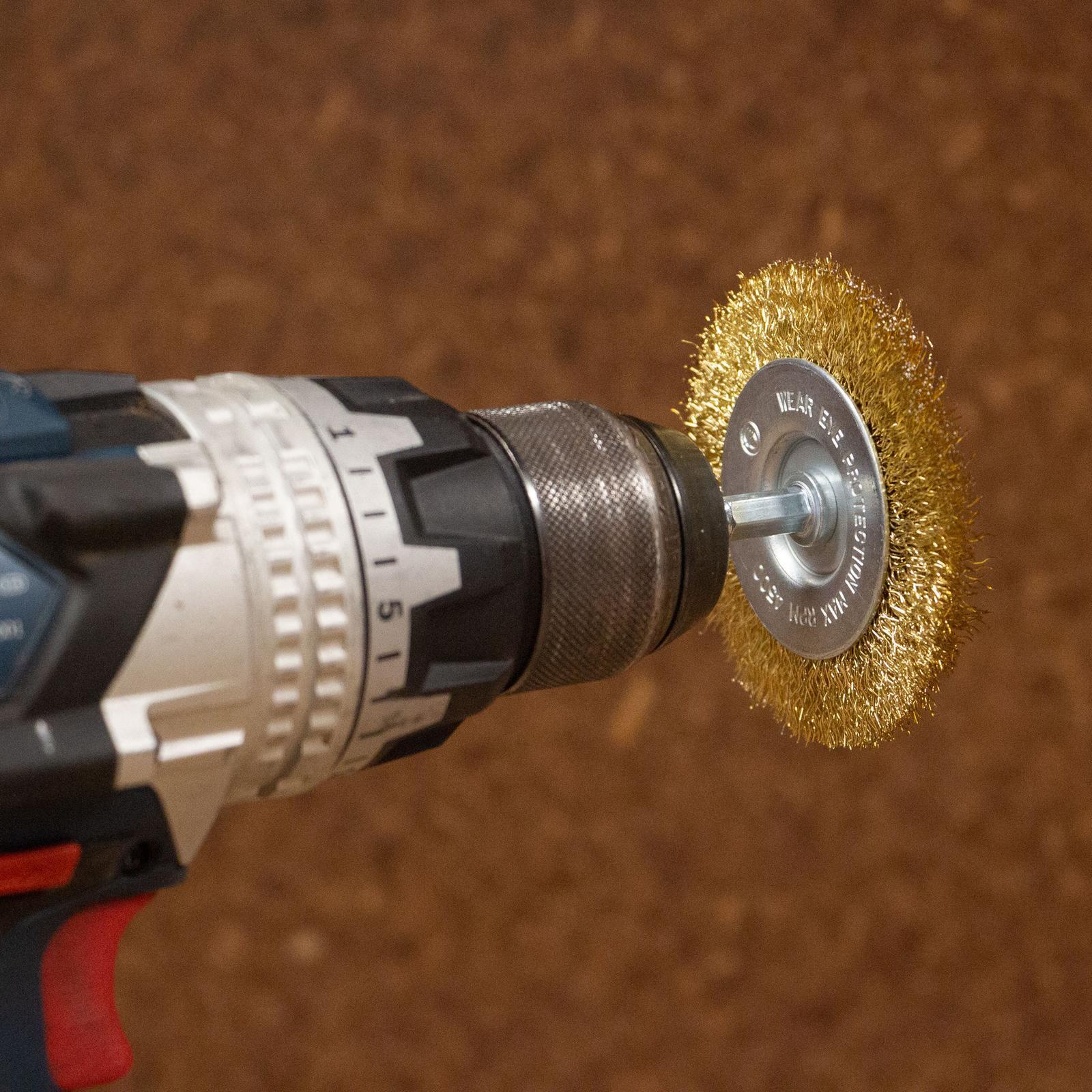 Wire brush for drill bunnings store