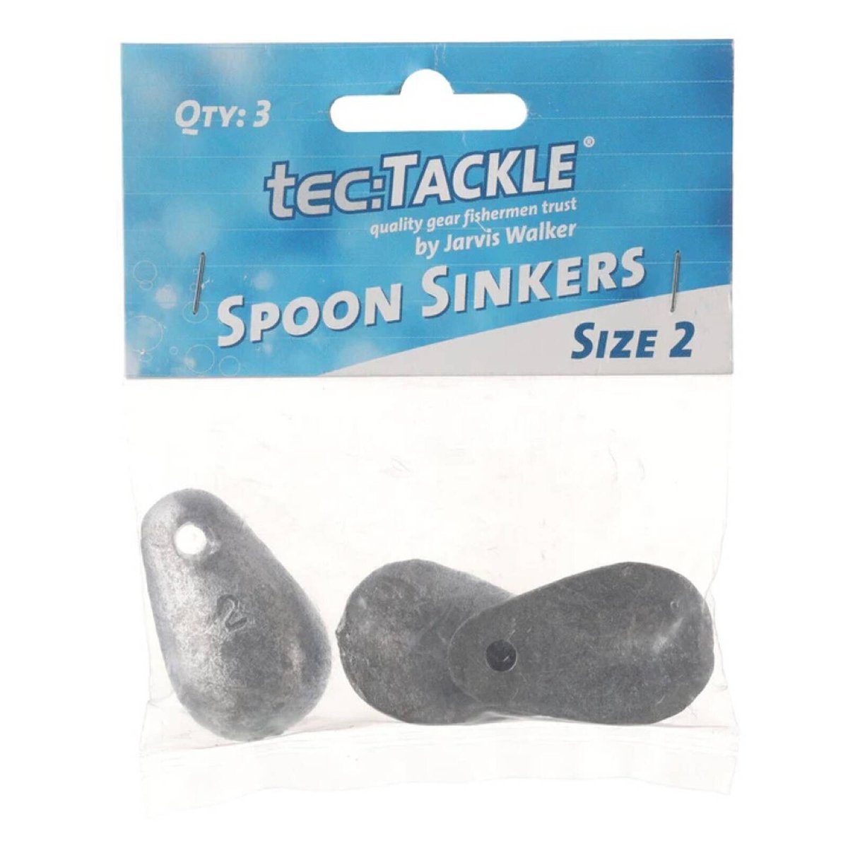 3 Pack of Jarvis Walker Size 2 Spoon Sinkers - Bunnings Australia