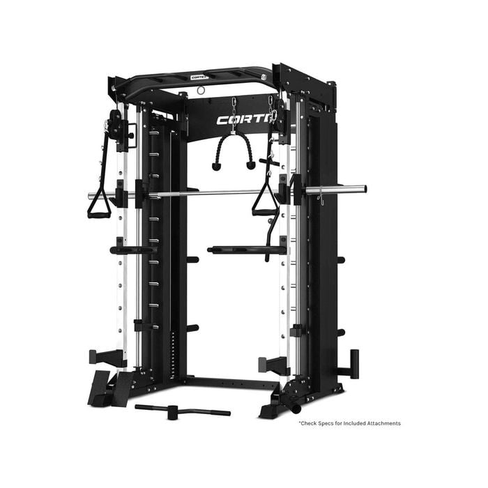 CORTEX SM26 Multi Gym (Dual Stack Functional Trainer, Smith Machine ...