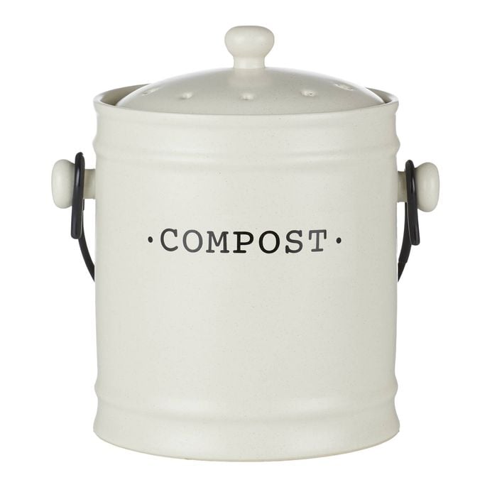 Davis & Waddell Darley Compost Bin 3.5L Cream 22x18.5x24.8cm - Bunnings ...