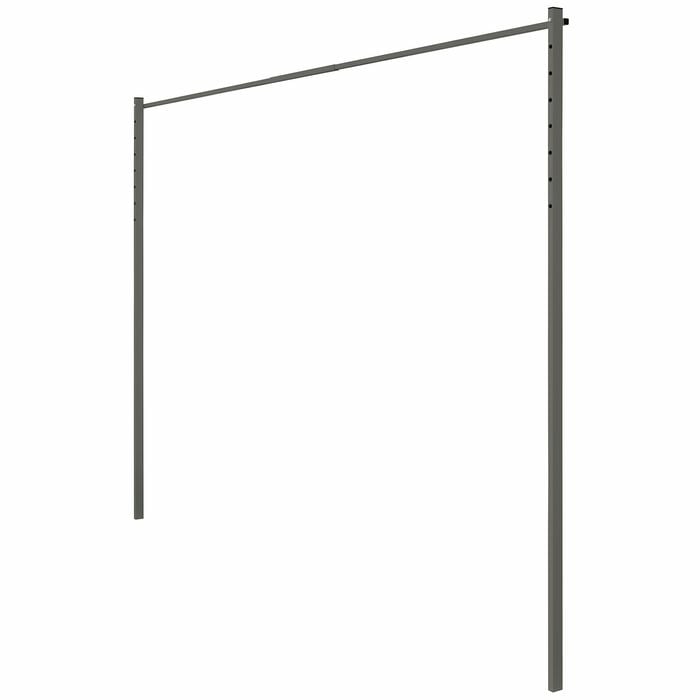 Austral 3.3m Woodland Grey Fold Down Clothesline Accessory Ground Mount ...