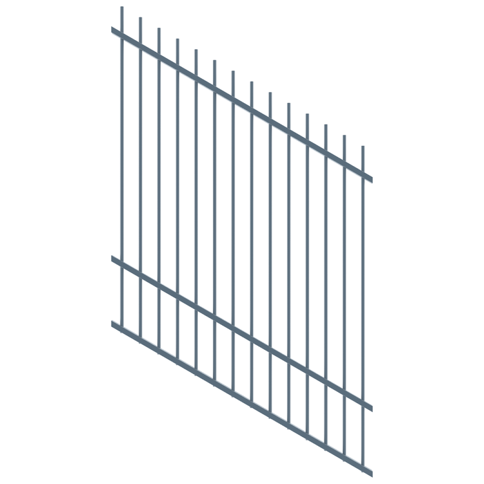 ProtectorAl 0350-1200W x 1500H Deep Ocean Picket Top Pool Fence Panel ...