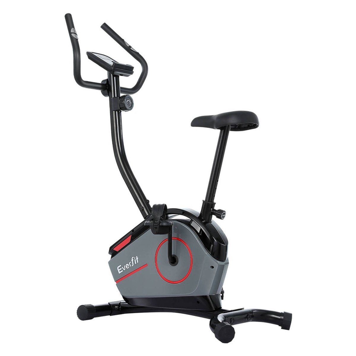 Everfit Magnetic Exercise Bike 8 Levels Upright Bike Fitness Home Gym ...