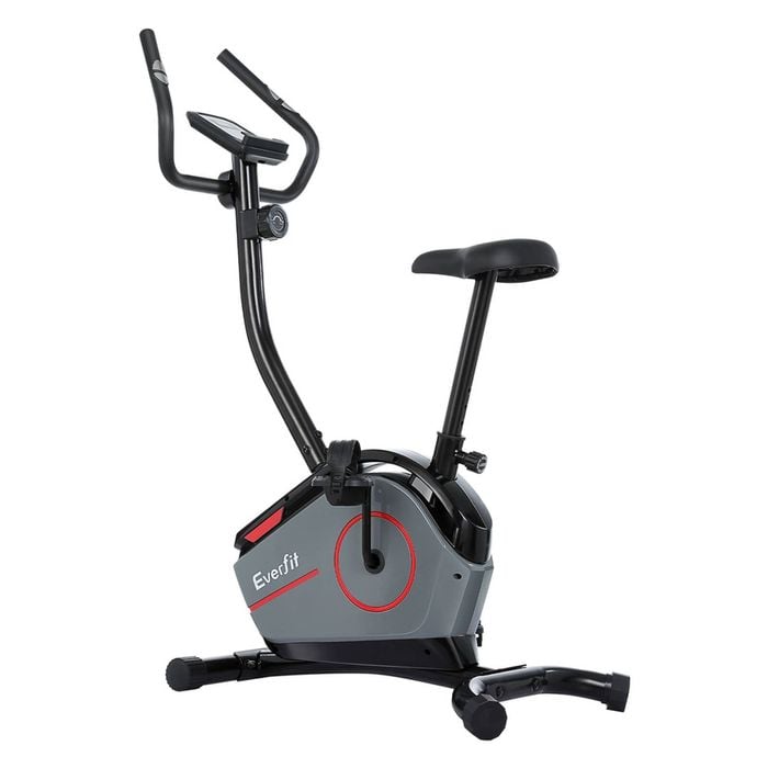 Everfit Magnetic Exercise Bike 8 Levels Upright Bike Fitness Home Gym Cardio - Bunnings Australia