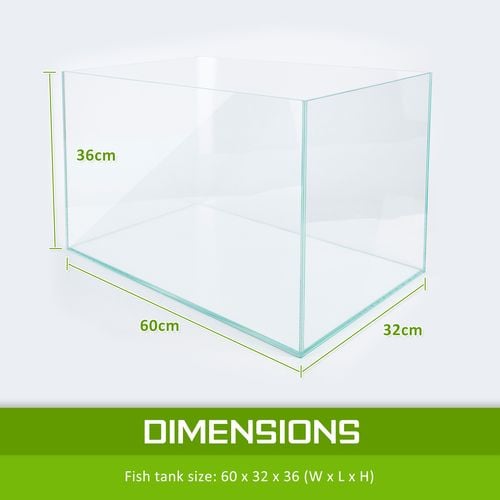 Dynamic Power Aquarium Fish Tank 70L Starfire Glass - Bunnings Australia