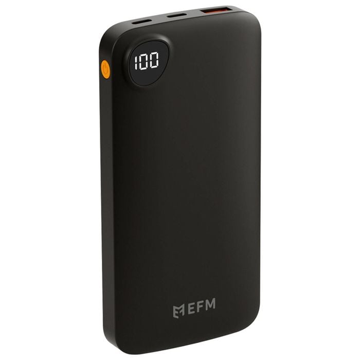 EFM Essential 10000mAh Power Bank Digital Display Universal - Black ...