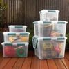 Ezy Storage 50L Waterproof IP67 Clear Storage Container - Bunnings ...