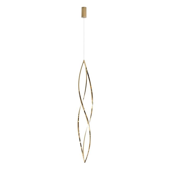 Vencha Spear 50w LED Pendant Light - Gold (3000K) - Bunnings Australia