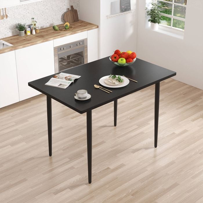 Advwin Dining Table 110 x 70cm Rectangle Wooden Coffee Table Kitchen ...