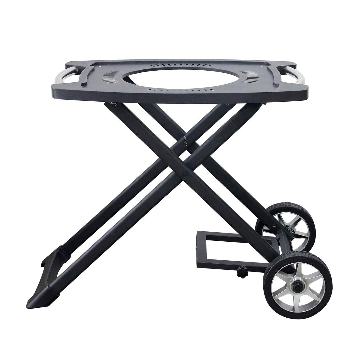 Jumbuck Portable Gas BBQ Foldable Trolley - Bunnings Australia