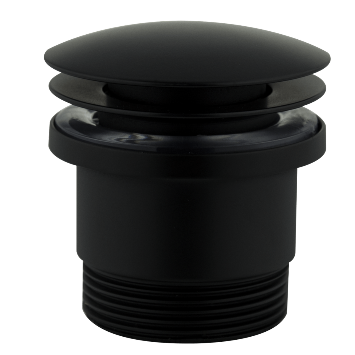 MIXX Matt Black Universal Dome Pop Up Waste - Bunnings Australia