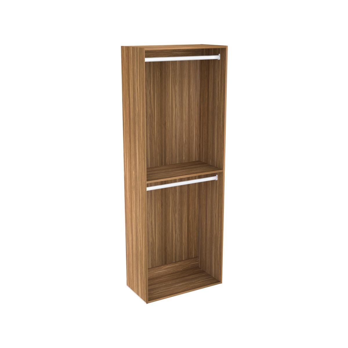 Lugna 2048 x 750 x 380mm Cove Double Hang Robe Insert - Bunnings Australia