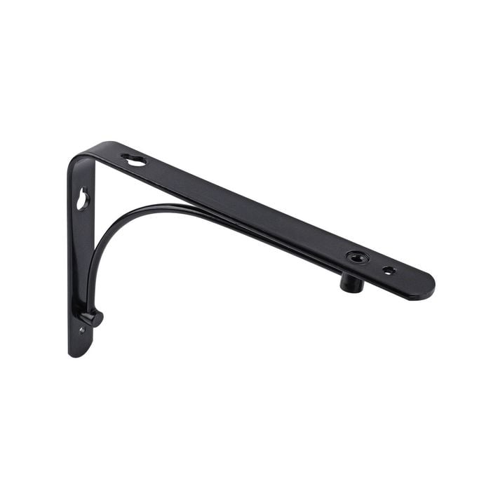 Carinya 200 x 150mm Black Classic Arch Stayed Bracket - Bunnings Australia