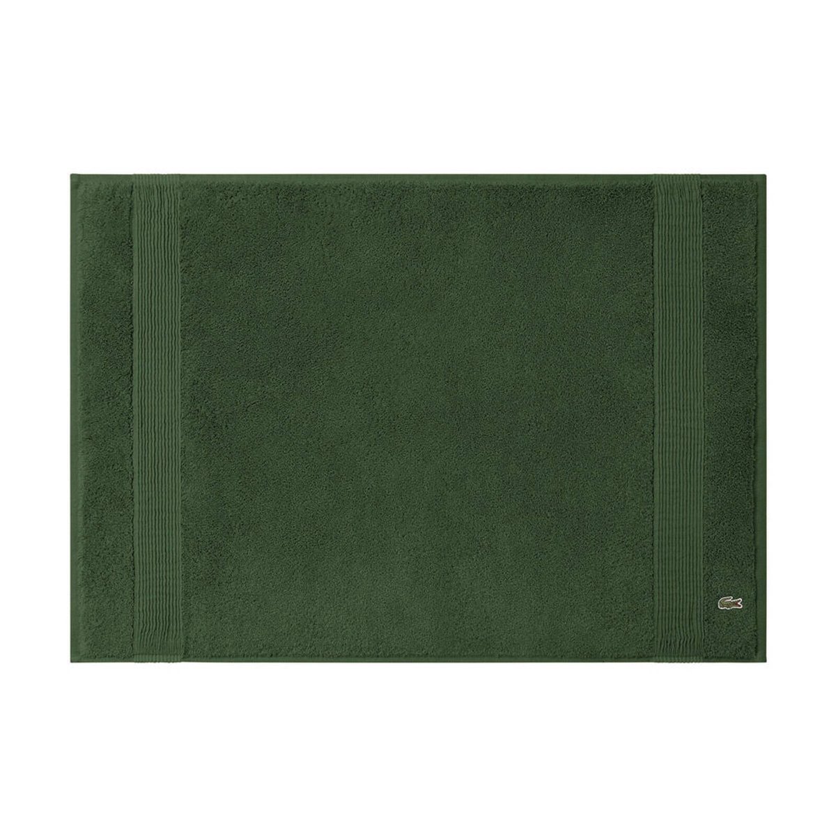 Lacoste LLECROCO Cotton Bath Mat Vert 50x70cm - Green - Bunnings Australia