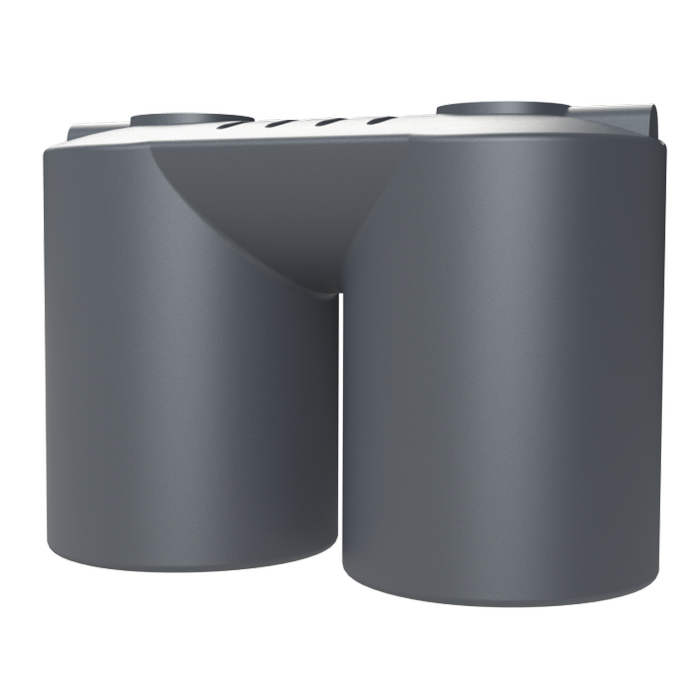 Melro Tanks 7010L Metal Grey Slimline Poly Water Tank - Bunnings Australia