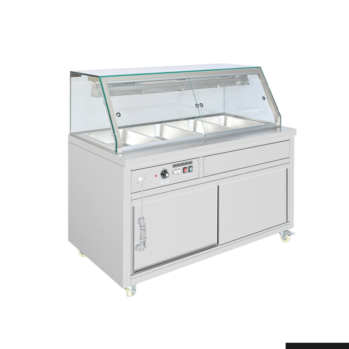Thermaster Wet and Dry Bain Marie Display 4x1/1 GN Pans - Hot Bain ...
