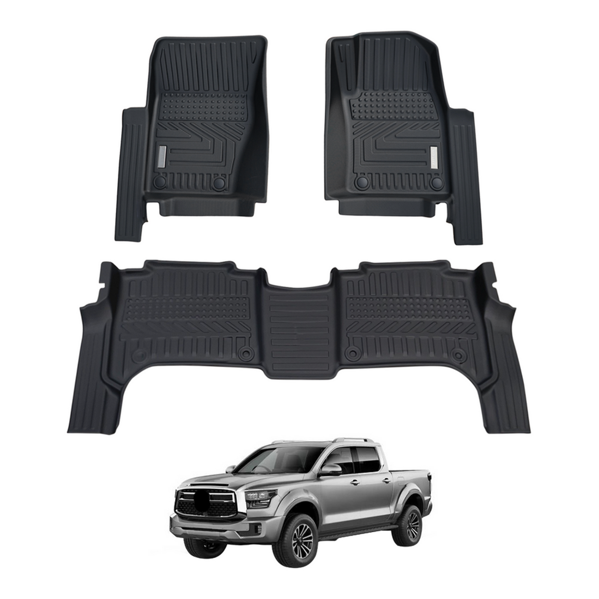 AUSGO Car Floor Mats for GWM Cannon Alpha Hybrid 2024-Onwards All ...