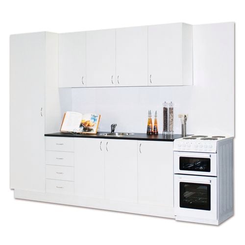 Practa Complete Modular Economy Kitchen Flat Pack - Bunnings New Zealand