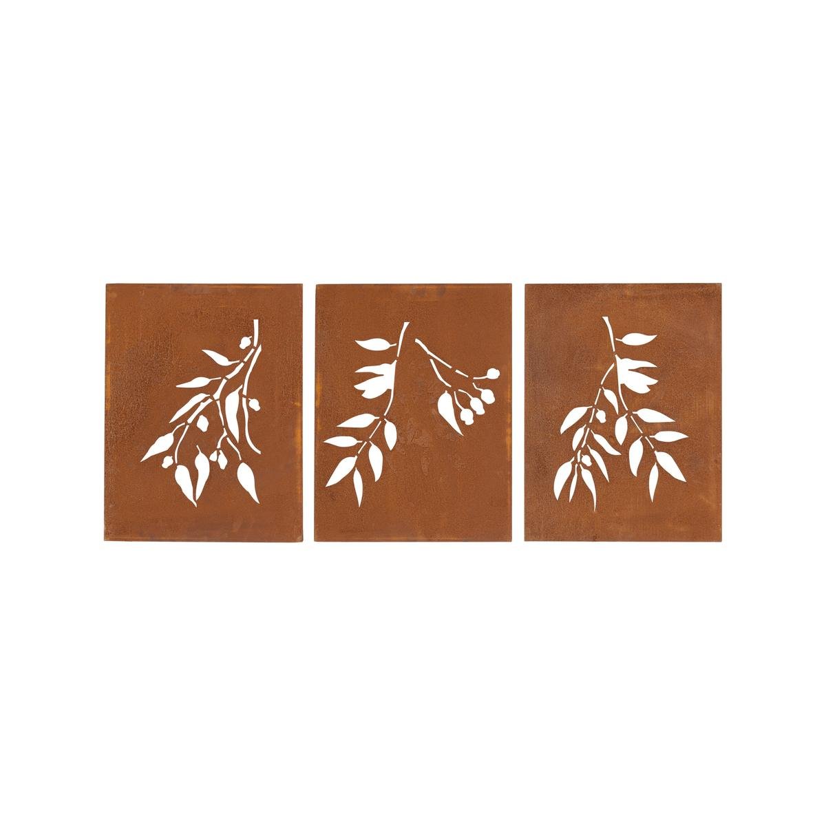 Tuscan Path 3 Piece Rust Gumtree Wall Art - Bunnings Australia