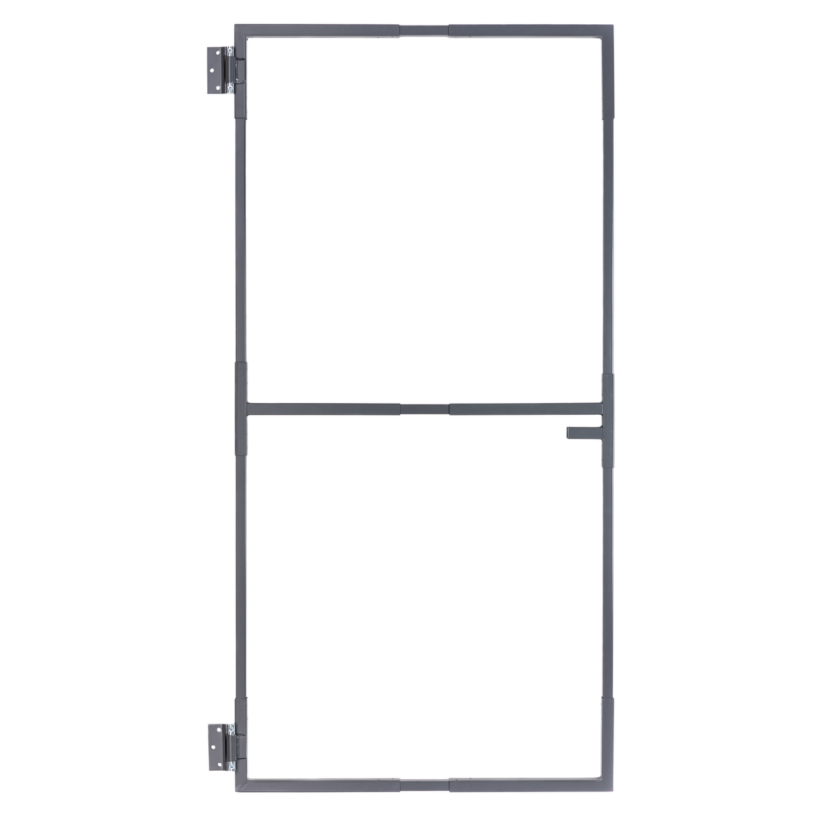RapidFence 1200 x 1870mm Grey Adjustable Steel Gate Frame Kit ...