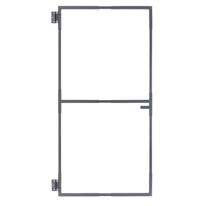 RapidFence 1200 x 1870mm Grey Adjustable Steel Gate Frame Kit ...