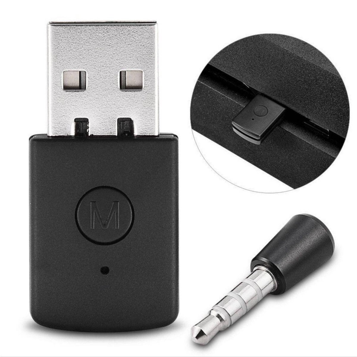 Wireless Bluetooth USB Adapter Dongle 4.0 Receiver for Playstation 4 ...