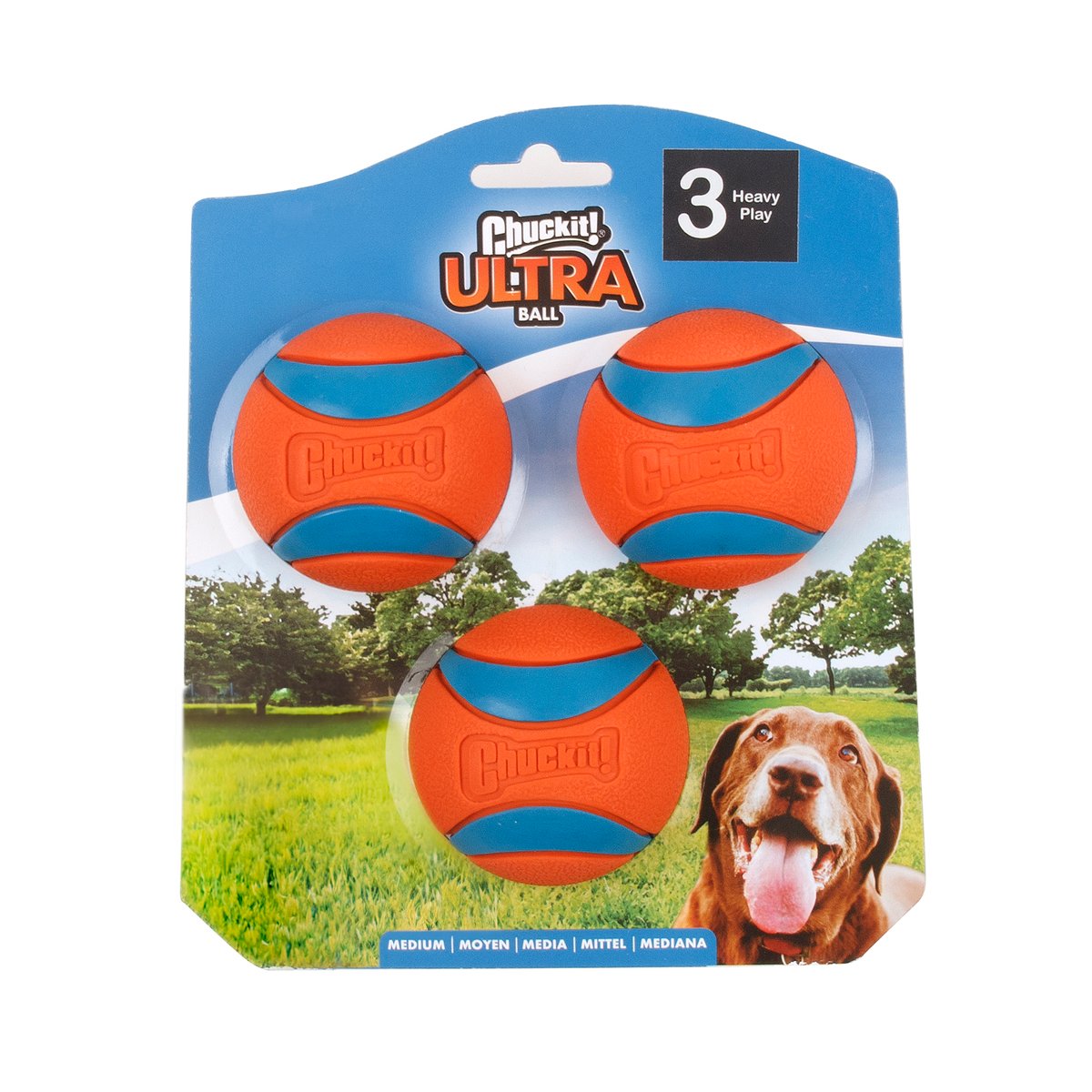 ChuckIt! Medium Ultra Ball - 3 Pack - Bunnings Australia