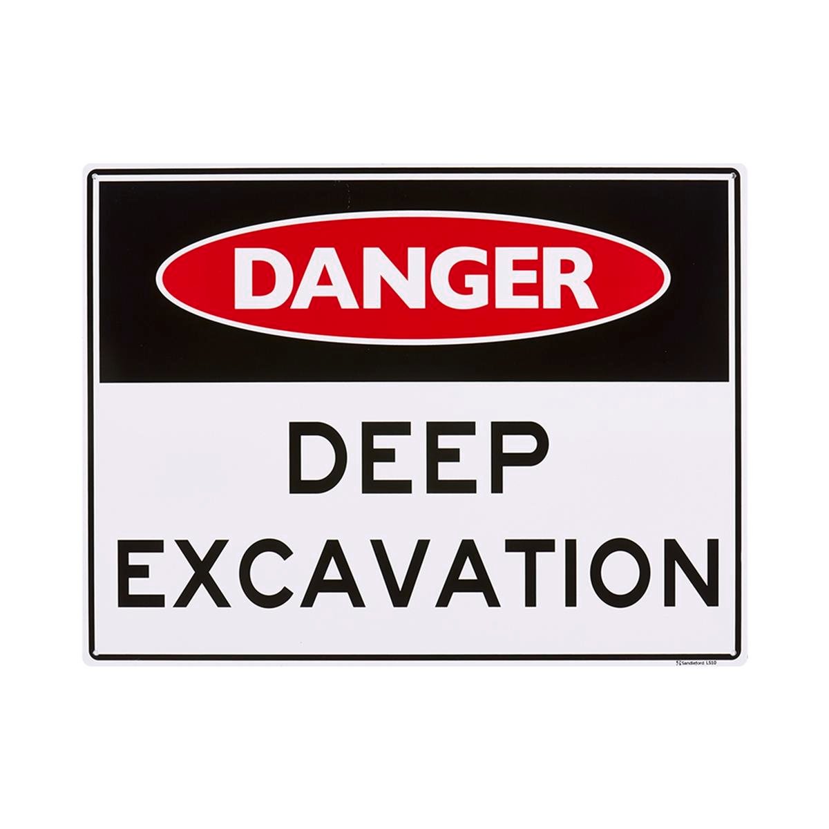 Sandleford 450 x 600mm Deep Excavation Plastic Sign - Bunnings Australia