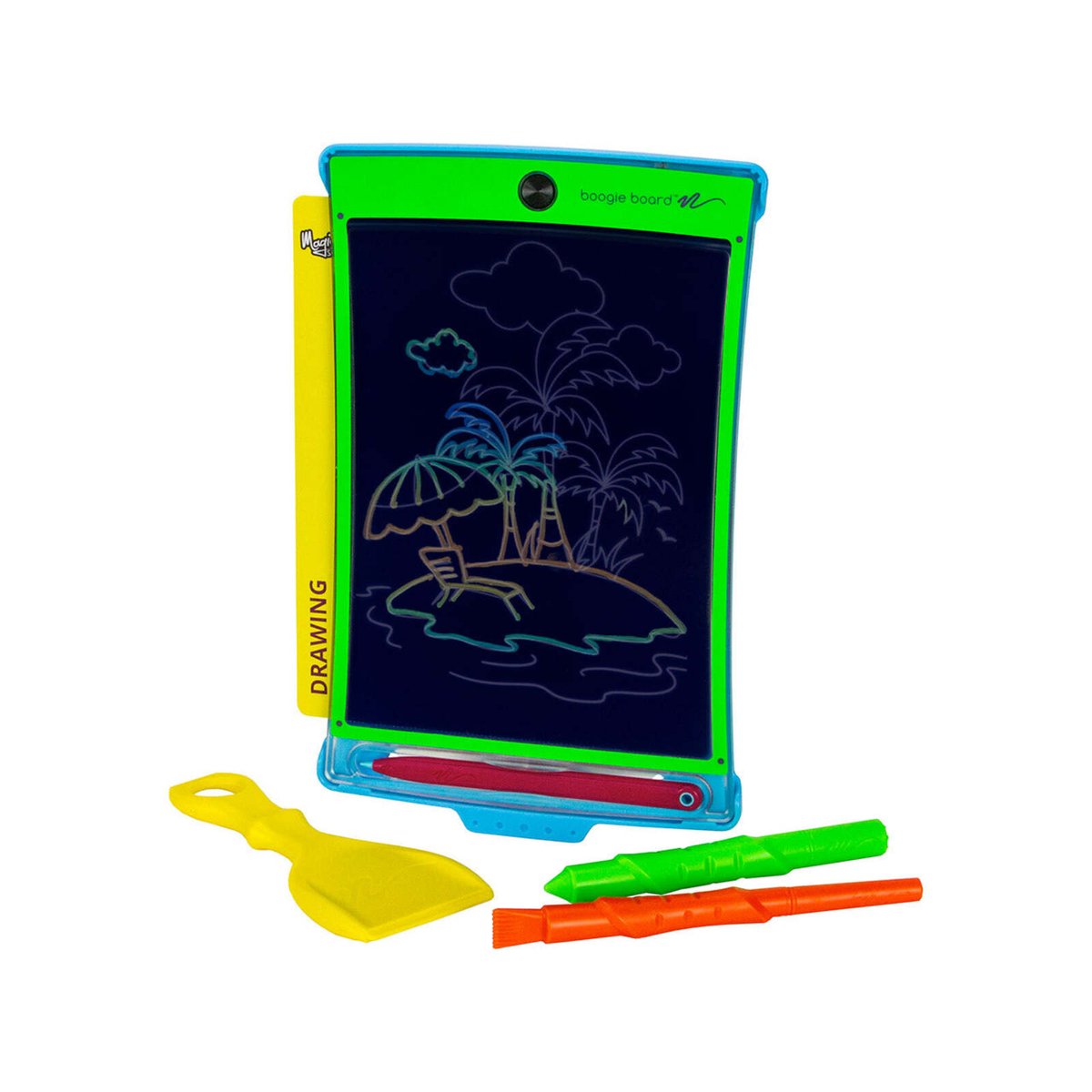 Boogie Board Magic Sketch Color LCD Writing Tablet 4 Stylus and 9 ...