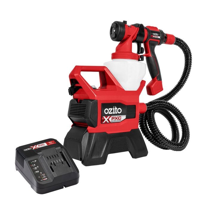 Ozito 18V Cordless Paint Spray Station Kit - Bunnings Australia