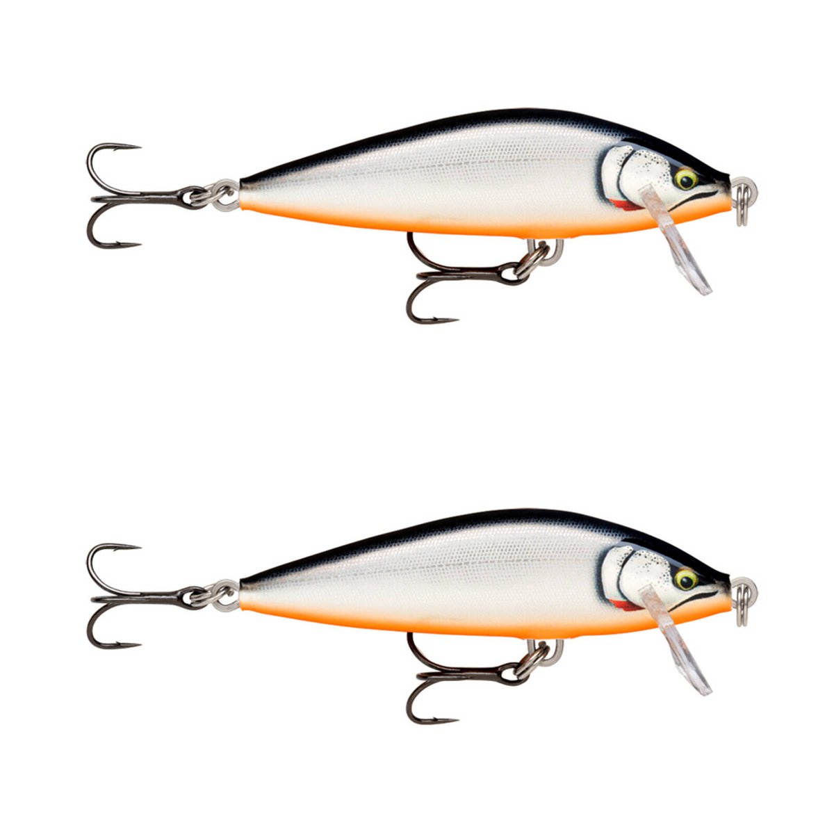 2x Rapala 5.5cm Countdown Sinking Hardbody Balsa Fishing Lures - Gilded SL Shad - Bunnings Australia