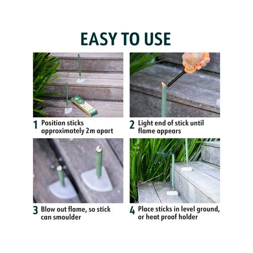 Bite Shield Mosquito Incense Sticks 8 Pack - Bunnings Australia