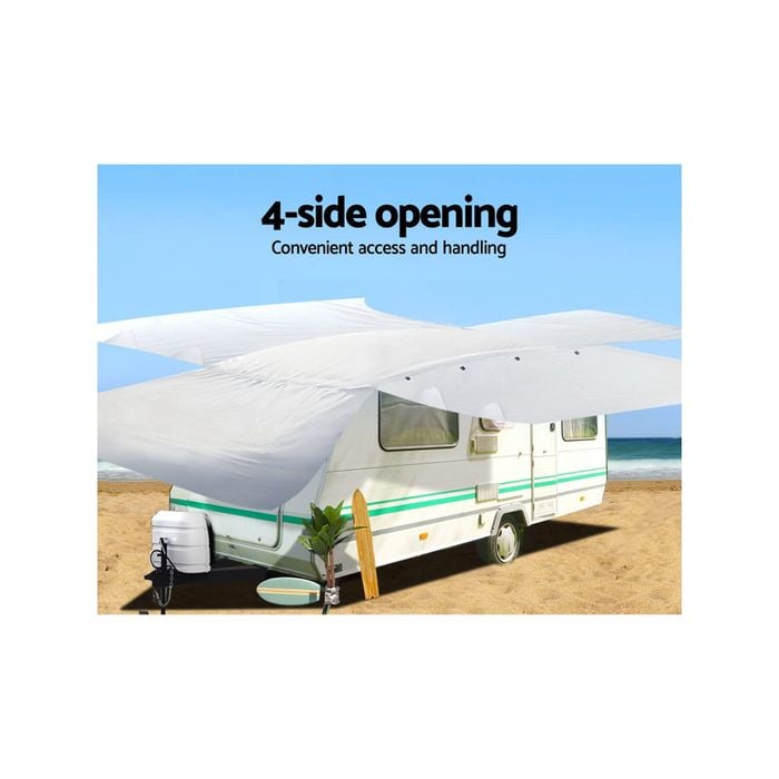 Weisshorn 20-22ft Caravan 4 Layer Heavy Duty Cover - Bunnings Australia